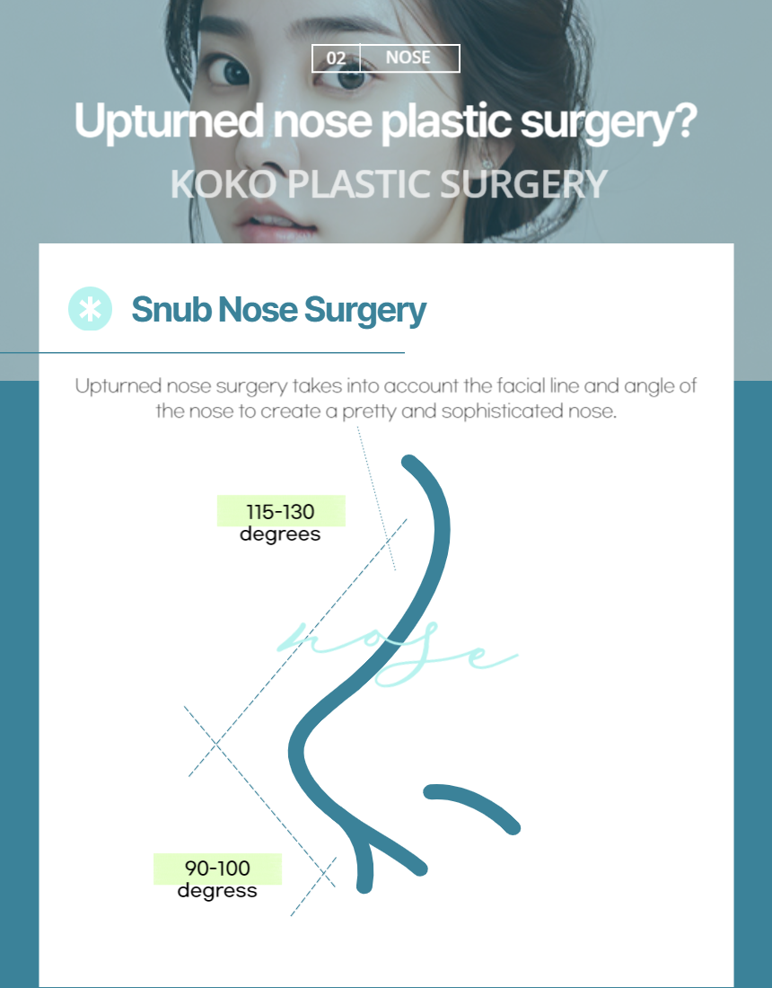 Short and Upturned Lion Nose | Korea's Top Nose Revision Specialist